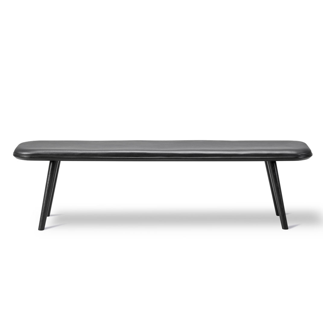 Hollace Cluny / Spine Wood Base Bench by Space Copenhagen