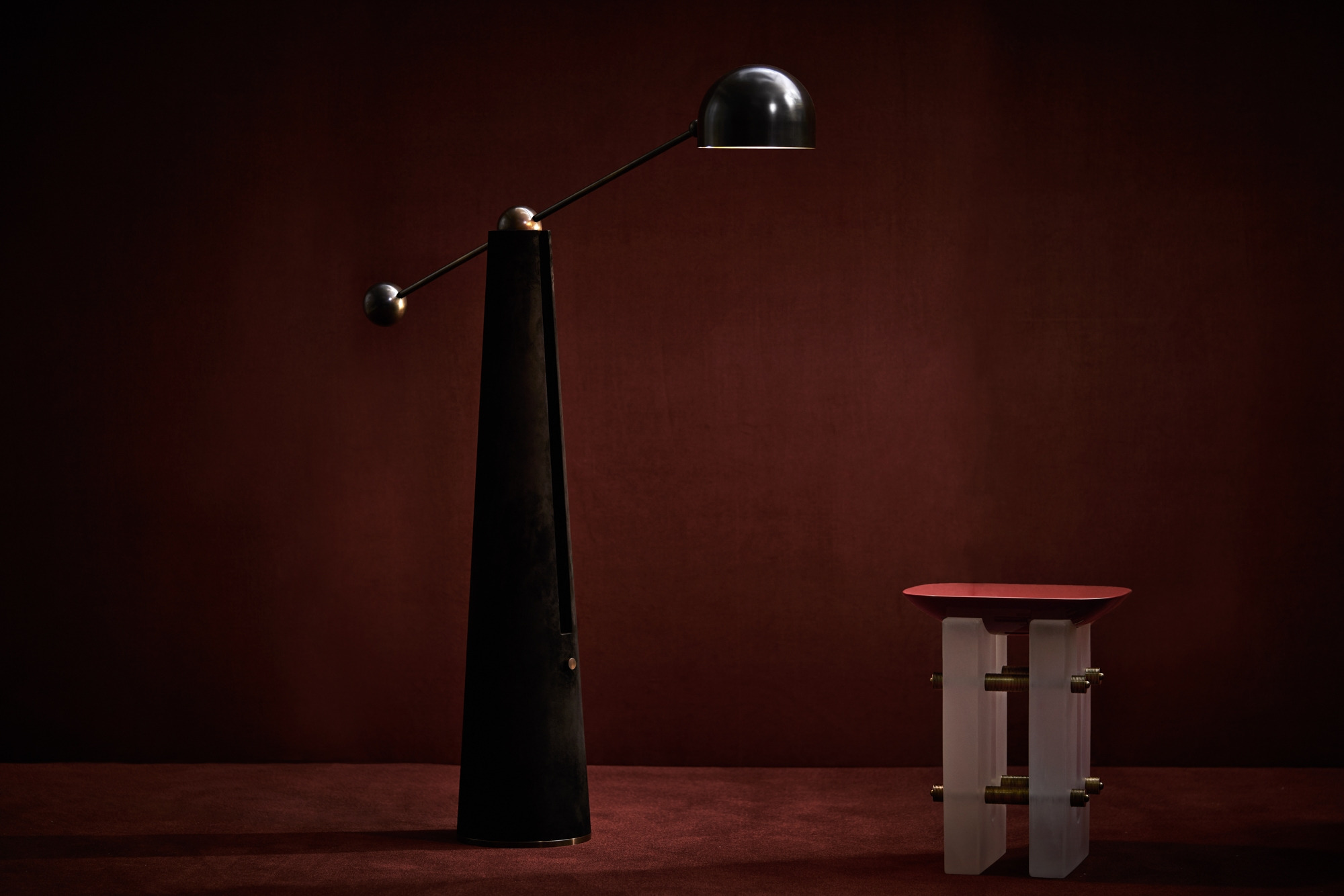 Hollace Cluny / Metronome Reading Lamp by Apparatus Studio